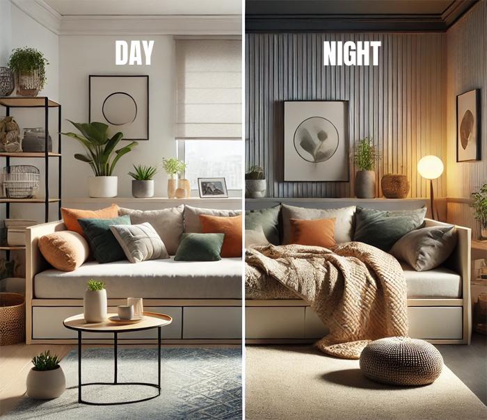 9 Smart Ways To Style A Daybed Sofa In A Studio Apartment
